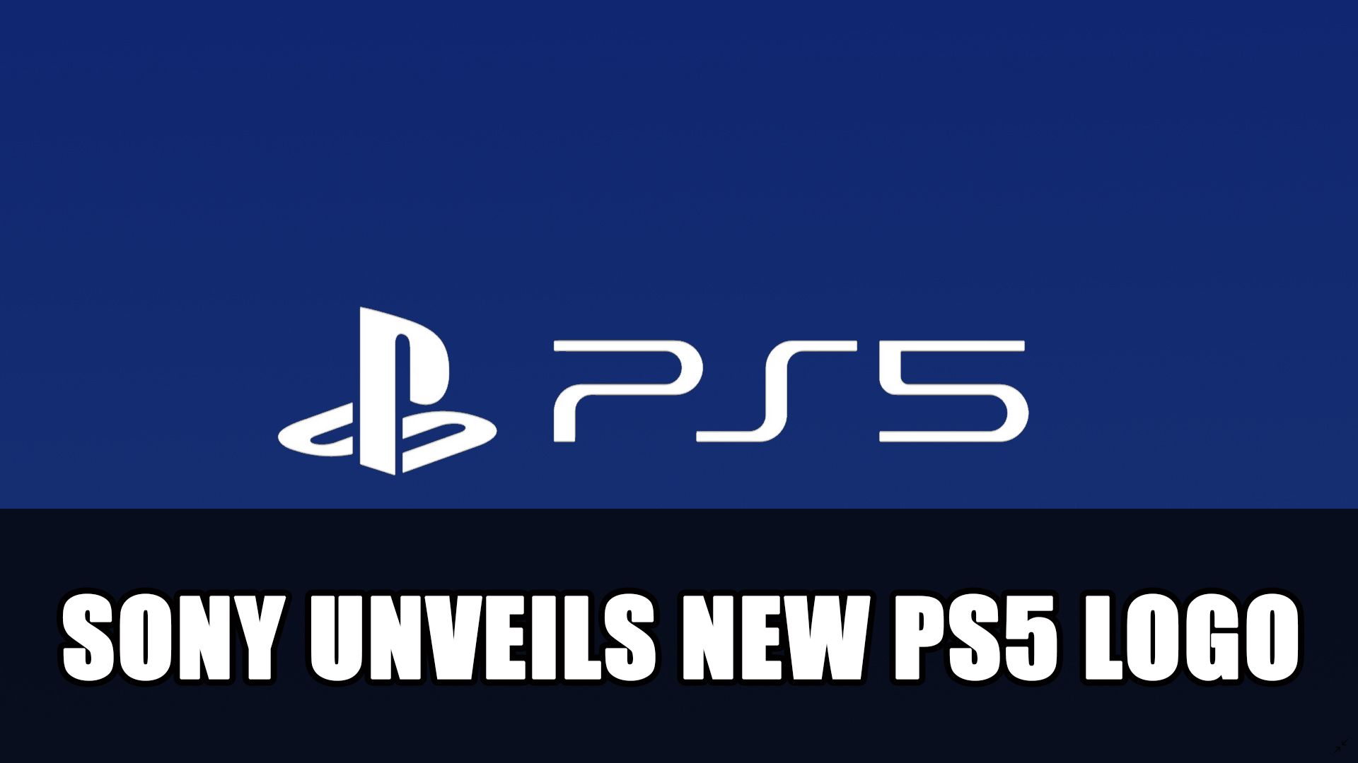 Sony Unveils New PS5 Logo at CES 2020