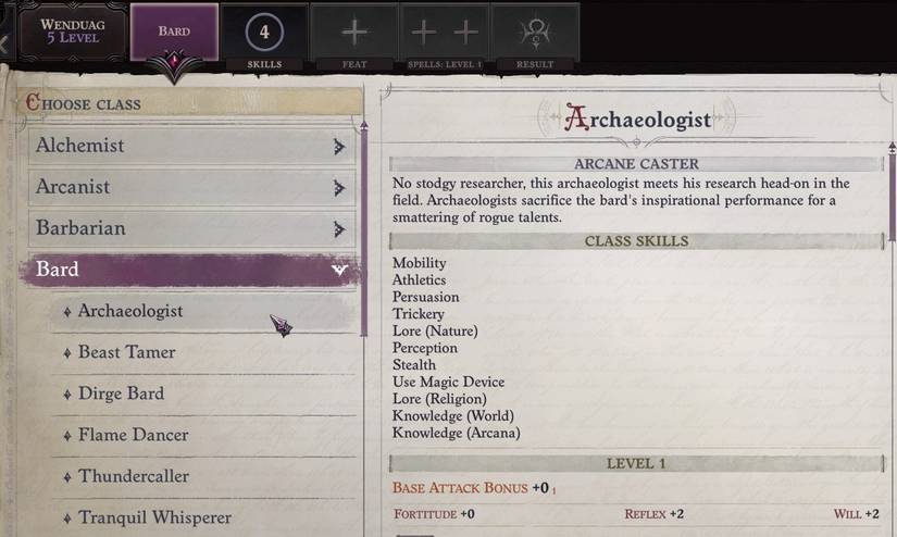 Wenduag Build Pathfinder Wrath of the Righteous Guide