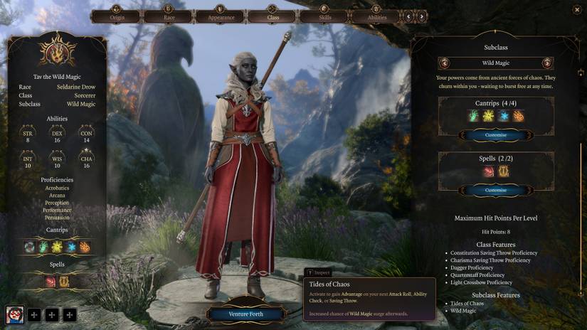 Baldur’s Gate 3 Wild Magic Sorcerer Build Guide